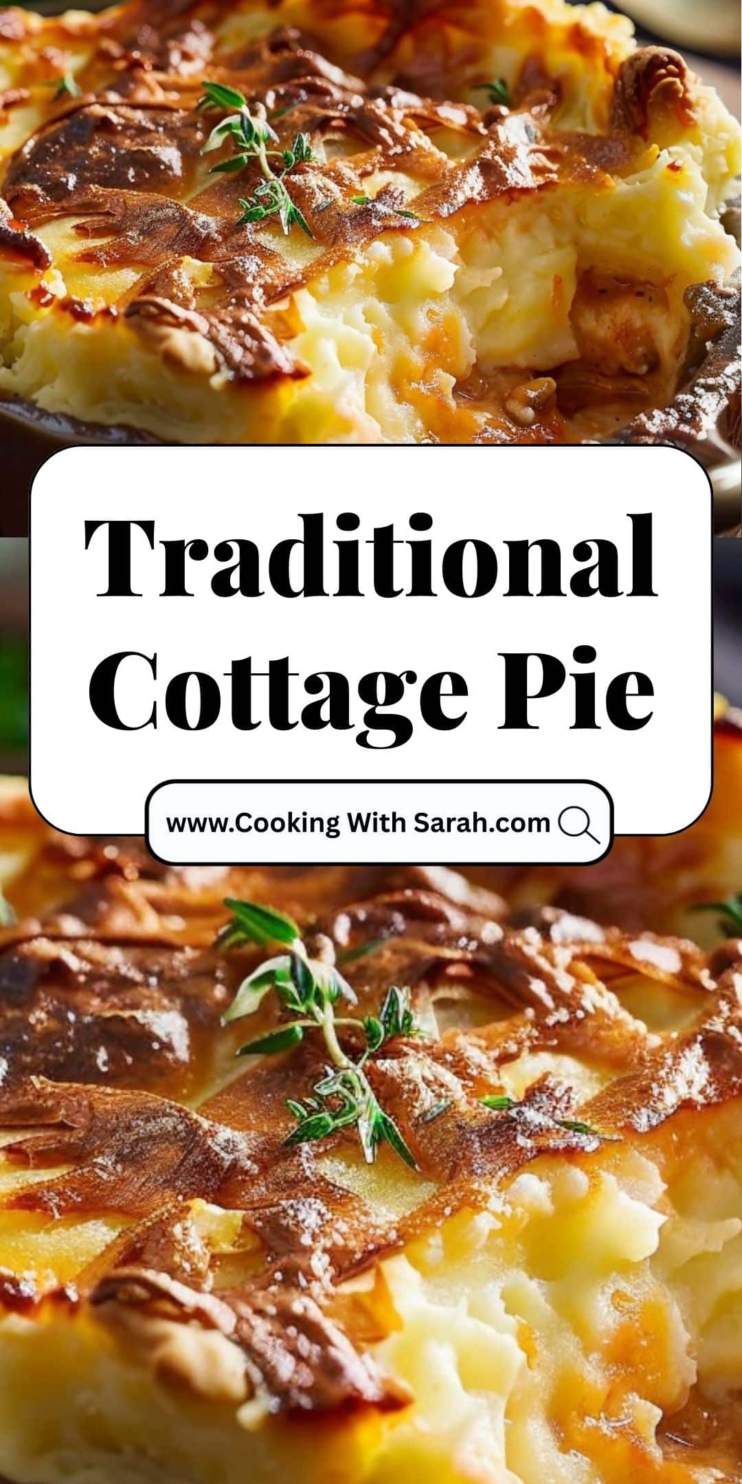 Traditional Cottage Pie | Cooking With Sarah